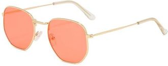 Generic Lunettes De Soleil En M&eacute;tal For Hommes Et Femmes Sport Plein Air(Red)