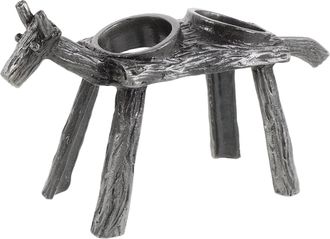 Garneck ULDIGI Abstrakter Metallpferd Weinflaschenverschlusshalter aus Zinklegierung Tisch Weinverschluss Displayst&auml;nder Dekorativer Flaschenverschluss Organi