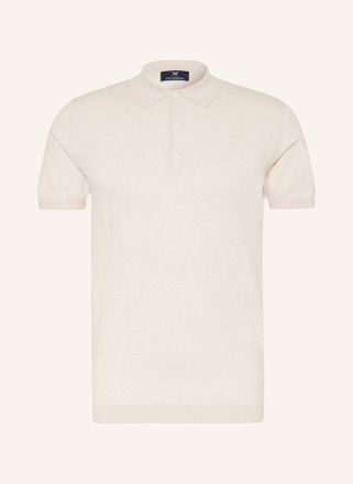 Strokesman's Strokesmans Strick-Poloshirt beige