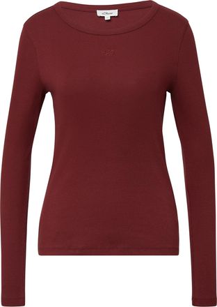 s.Oliver Damen T-Shirt Langarm 2172642 Red 42