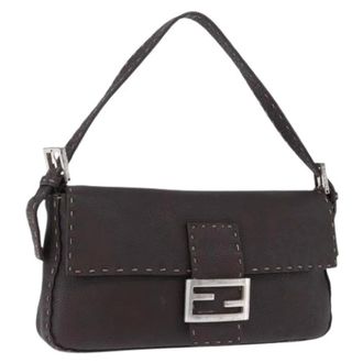 Fendi Sac bandouli&egrave;re vintage Pre-owned - Femme - Pre-owned - Brun - Taille: ONE Size
