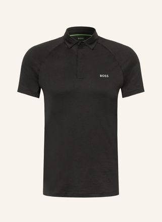 HUGO BOSS Jersey-Poloshirt Tour schwarz