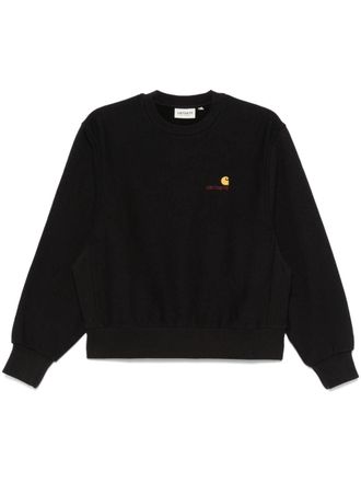 Carhartt Work in Progress sweat American Script - Noir
