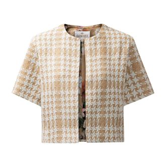 Karmamia Damen, Blusen & Hemden, Beige, L/XLGr&ouml;&szlig;e