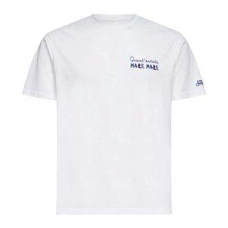 MC2 Saint Barth Homme, Tops, Blanc, Taille: M T-Chemises