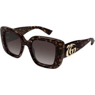 Gucci GG1975S Lunettes de soleil, Havana/Marron, 50 mm