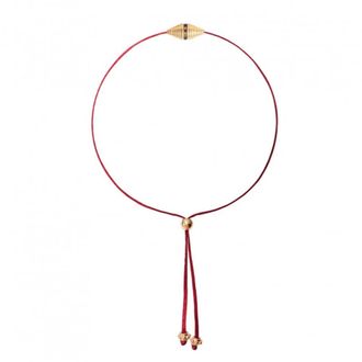 Doroth&eacute;e Sausset Handgemachtes Rakhi Armband mit Edelsteinen - - Accessories - Damen - Rot - ONE SIZE