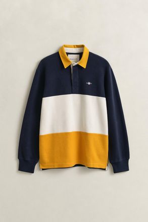 GANT Herren Heavy Rugger im Blockfarbendesign (XXXL) EVENING Blau