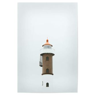 artboxONE Poster 90x60 cm Natur Ostsee Leuchtturm Timmendorf - Bild Leuchtturm fine Art Insel poel