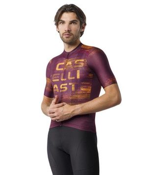 Castelli Stratus Logo Jersey - Fahrradtrikot - Herren
