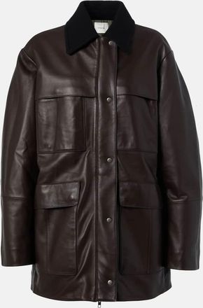 Vince Lederjacke mit Wolle