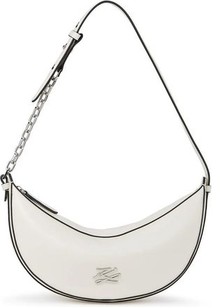 Karl Lagerfeld Hobo Bags - K/Autograph kleine Mondtasche - Gr. unisize - in Weiß - für Damen