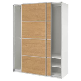 IKEA PAX / MEHAMN Kleiderschrank mit Schiebet&uuml;ren