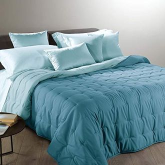 Caleffi Couette Douce - Duvet Chaude et Respirant pour Ete et Hiver, Lavable en Machine - Disponible 170x265 cm - Couette 220x265 - 260x265 - Couverture Lit 1