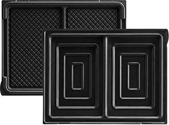Lagrange 020122 Waffeleisen-Set, Aluminium, 150 x 100 mm 150 x 100 mm