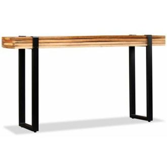 vidaXL Konsolentisch Recyceltes Holz L&auml;ngenverstellbar Vidaxl