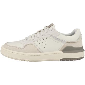 Clarks Unisex Courtlite2 Lo Shoes, Off White Suede, 44.5 EU