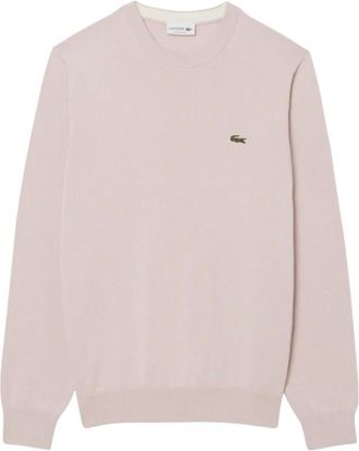 Lacoste Homme, Pulls, Rose, Taille: XL Pull en coton &agrave; col rond