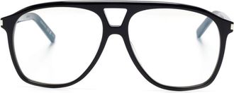 Saint Laurent Eyewear Klassische Pilotenbrille - Schwarz