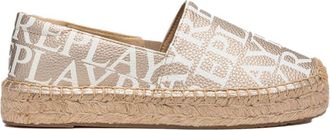 Replay Damen NASH Allover 25 Flacher Slipper, 045 Platin, 38 EU