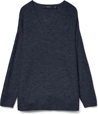Vero Moda VMCREWLEFILE LS V-Neck Blouse NOOS