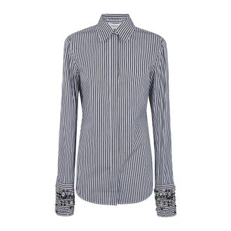 Sportmax Hemden mit Verzierungen und Streifen - - Blouses & Shirts - Damen - Mehrfarbig - M