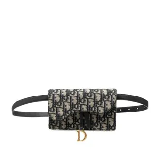 Dior Pre-owned Canvas Belt Bag - - Pre-owned - Damen - Blau - ONE SIZE