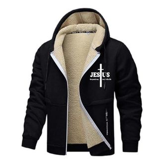 Generic Sweat a Capuche Homme Sweatshirt Hooded Veste Coupe-Vent &eacute;paisse pour Homme, Doublure en Polaire avec Sweats &agrave; Capuche Chaud Disponible en Plusieurs C