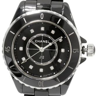Chanel Pre-owned Stoff watches - - Pre-owned - Damen - Schwarzk - ONE SIZE