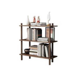 Generic B&uuml;cherregale, B&uuml;cherregal, B&uuml;cherregal, Kleines B&uuml;cherregal, Zeitschriftenregal, Multifunktionales Holzregal, Kleines B&uuml;cherregal (C)