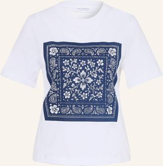 Rich & Royal T-Shirt Mit Schmucksteinen weiss