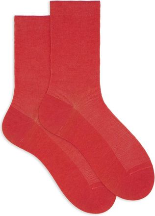 Gallo Gallo, Femme, Sous-v&ecirc;tements, Rouge, Taille: ONE Size Chaussettes Courtes C&ocirc;tel&eacute;es Unies en Laine