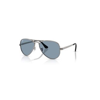 Ray-Ban Aviator Max Summer Capsule Sonnenbrillen Gunmetal Fassung Blau Glas 58-16