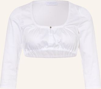 Anno Domini Anno Domini Dirndlbluse Fanny Mit 3/4-Arm weiss