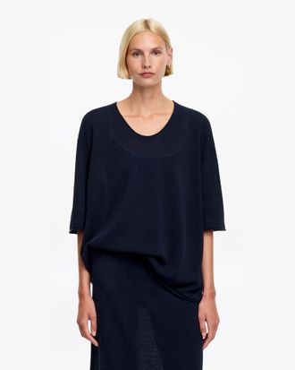 Arket Strickoberteil -Blau
