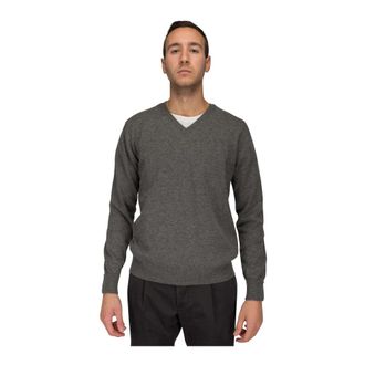 Ballantyne V-Ausschnit Strickware - - Knitwear - Herren - Grau - M