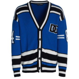 Dolce & Gabbana Homme, Pulls, Bleu, Taille: L Pull & Cardigan Homme Bleu