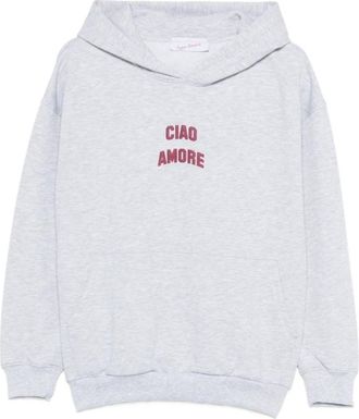 Giada Benincasa Femme, Sweatshirts et sweats &agrave; capuche, Gris, Taille: 36 FR Cotton Sweat &agrave; capuche