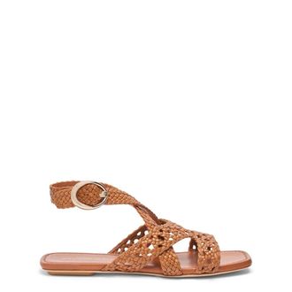 Stuart Weitzman Femme, Chaussures, Brun, Taille: 38 1/2 EU Sandales Élégantes