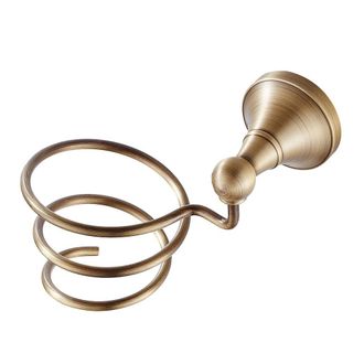 SM SunniMix Wandmontierter Haartrocknerhalter Aus Antikem Messing f&uuml;r Die Aufbewahrung Im Badezimmer