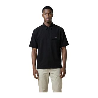 Antony Morato Homme, Chemises, Noir, Taille: XL Chemise &agrave; Manches Courtes Boutonn&eacute;e en Coton avec Col Classique et Poche Unique