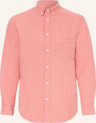 Arket Arket Leinenhemd Balmar Relaxed Fit rot