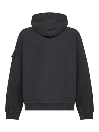 Stone Island Mens Hoodie Organic Cotton Black Sweatshirts Sweater