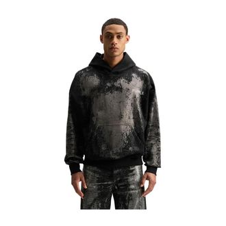Purple Crystal Fade Hoodie - - Sweatshirts & Hoodies - Herren - Schwarzk - L
