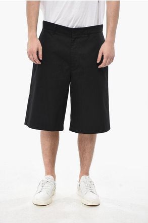Givenchy Cotton-Blend Chino Shorts With Belt Loops size 46