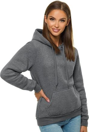 OZONEE Damen Kapuzenpullover Sweatjacke Sweatshirt Farbvarianten Kapuzenjacke Kapuzenpulli Kapuze Langarm Hoodie Sport Style Casual Fitness Training Basic JS