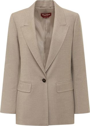 Max Mara Femme, Vestes, Beige, Taille: 40 FR Bolsena Blazer
