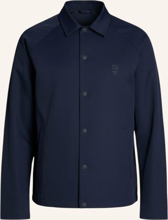 Wilson Sportjacke M Shirt Jacket blau