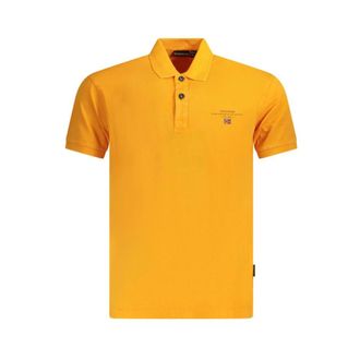 Napapijri Cotton Polo Shirt - - Tops - Herren - Orange - M