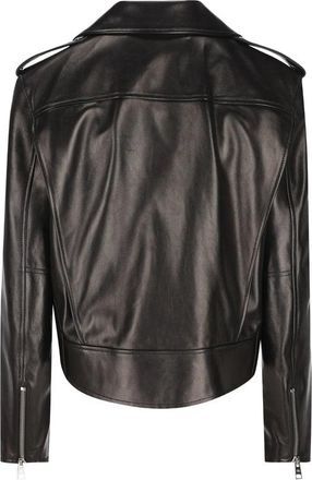 Balenciaga Calf Leather Biker Jacket - Black